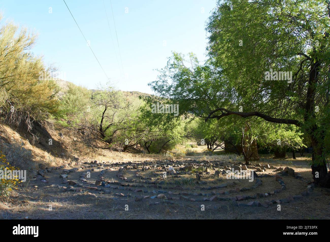 Labyrinth desert hi-res stock photography and images - Alamy