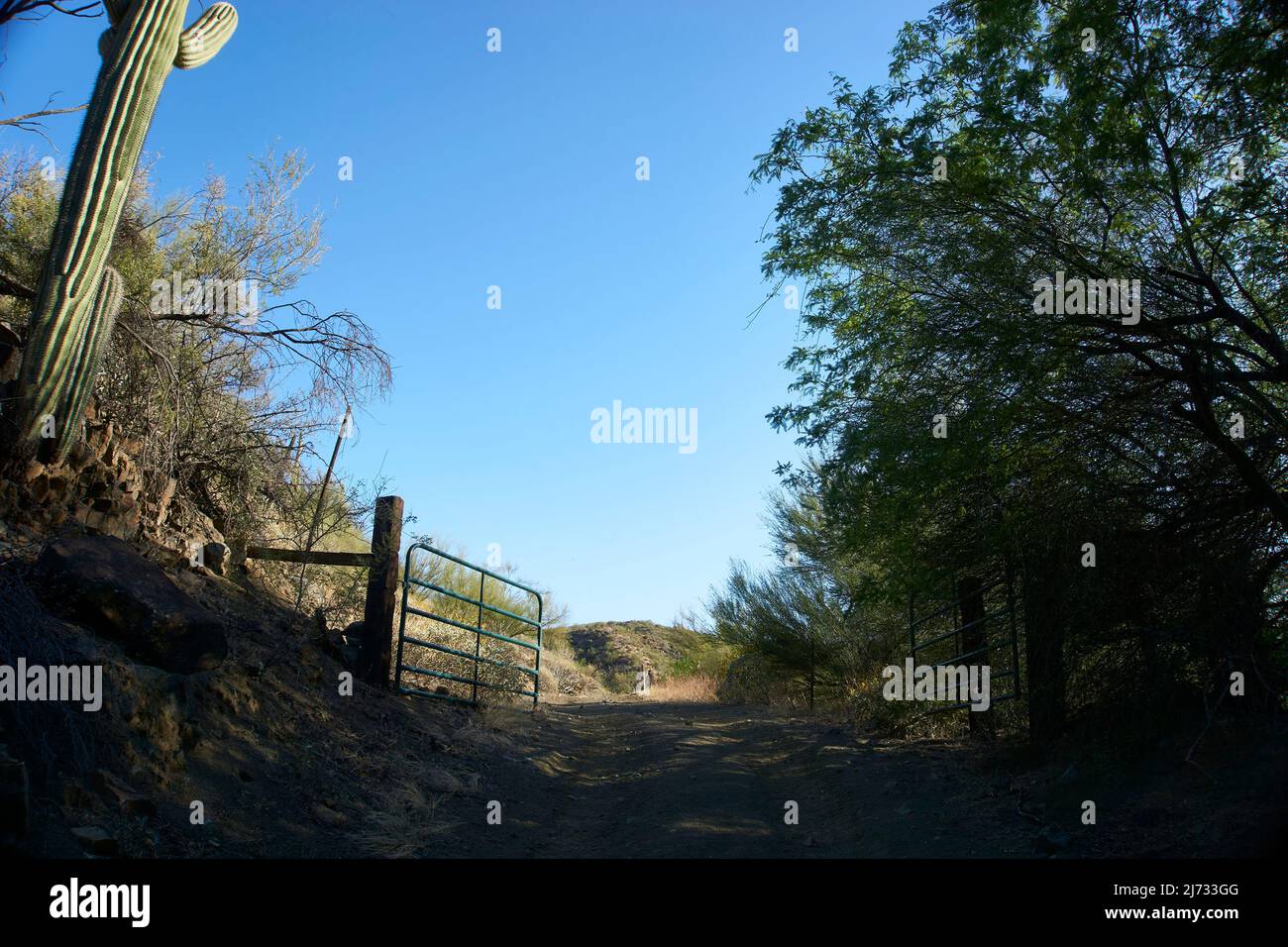 Natural desert landscape in Winkleman, Arizona Stock Photo - Alamy