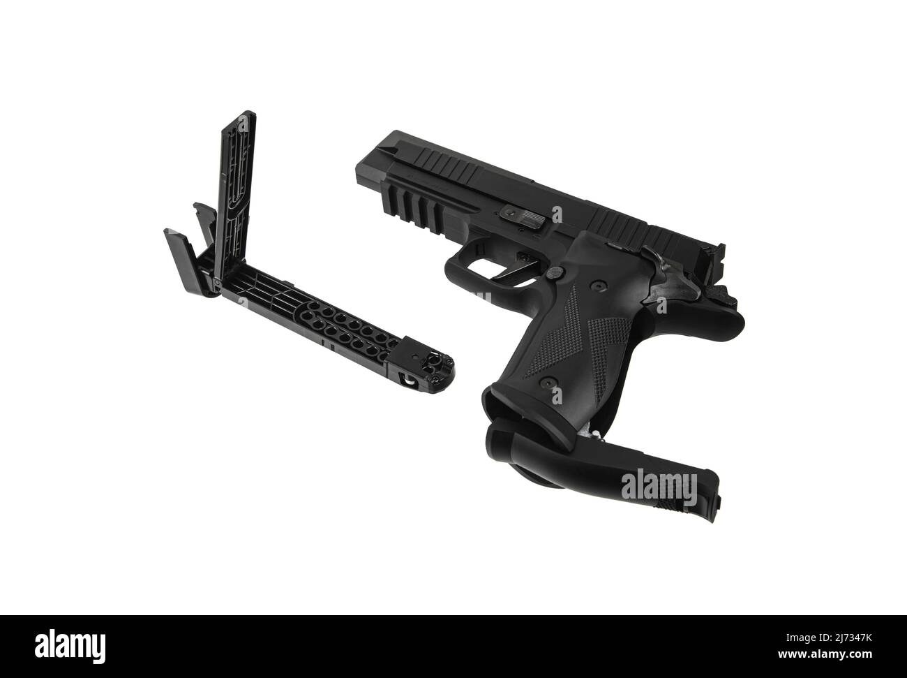 Air gun. Modern pneumatic weapon for air soft, sports and entertainment ...