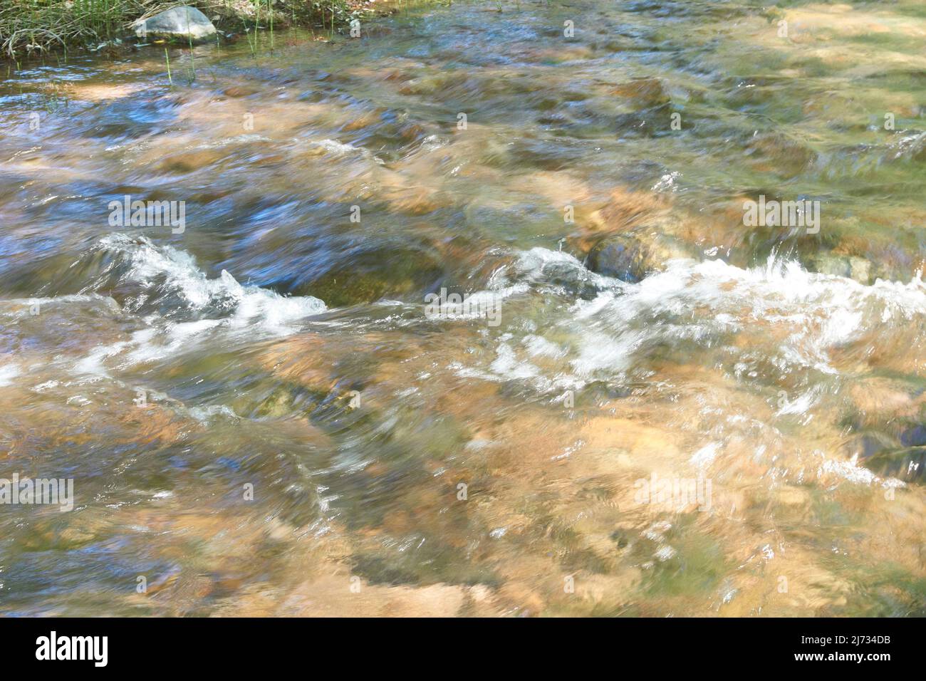 Stream running through land in Winkleman, Arizona, USA Stock Photo - Alamy