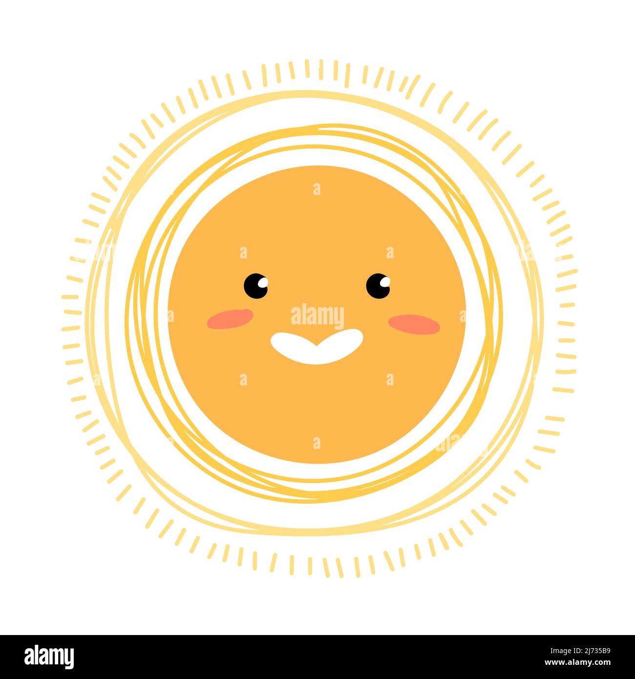 Morning sun rays shining Stock Vector Images - Alamy