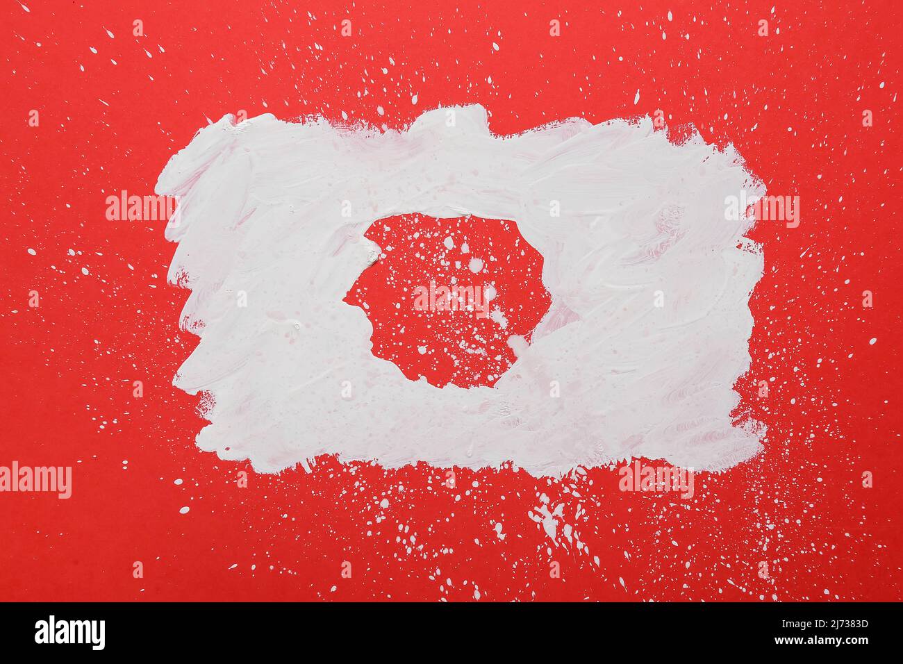 Creative painting of Japanese flag Stock Photo - Alamy
