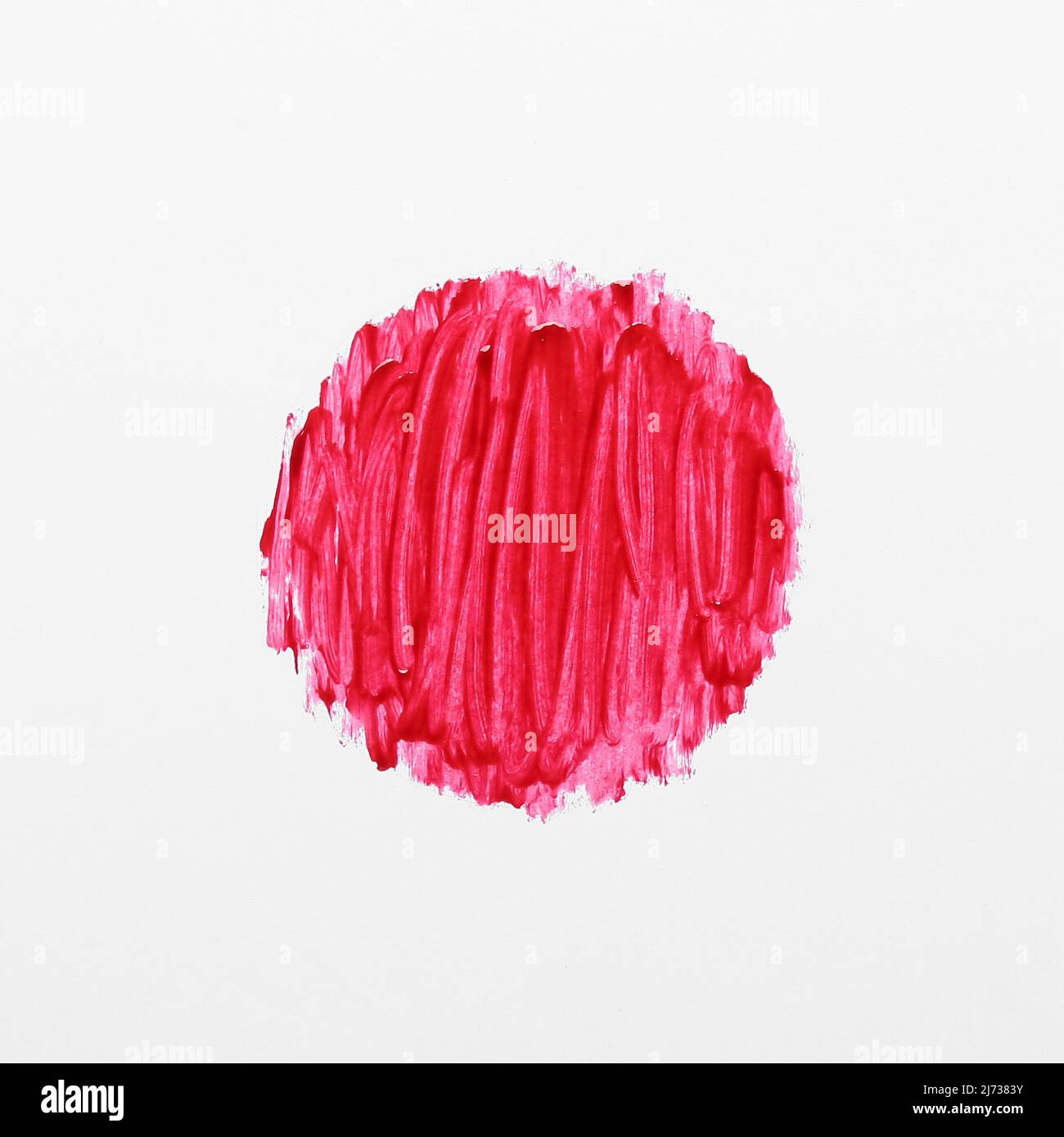 Creative painting of Japanese flag Stock Photo - Alamy