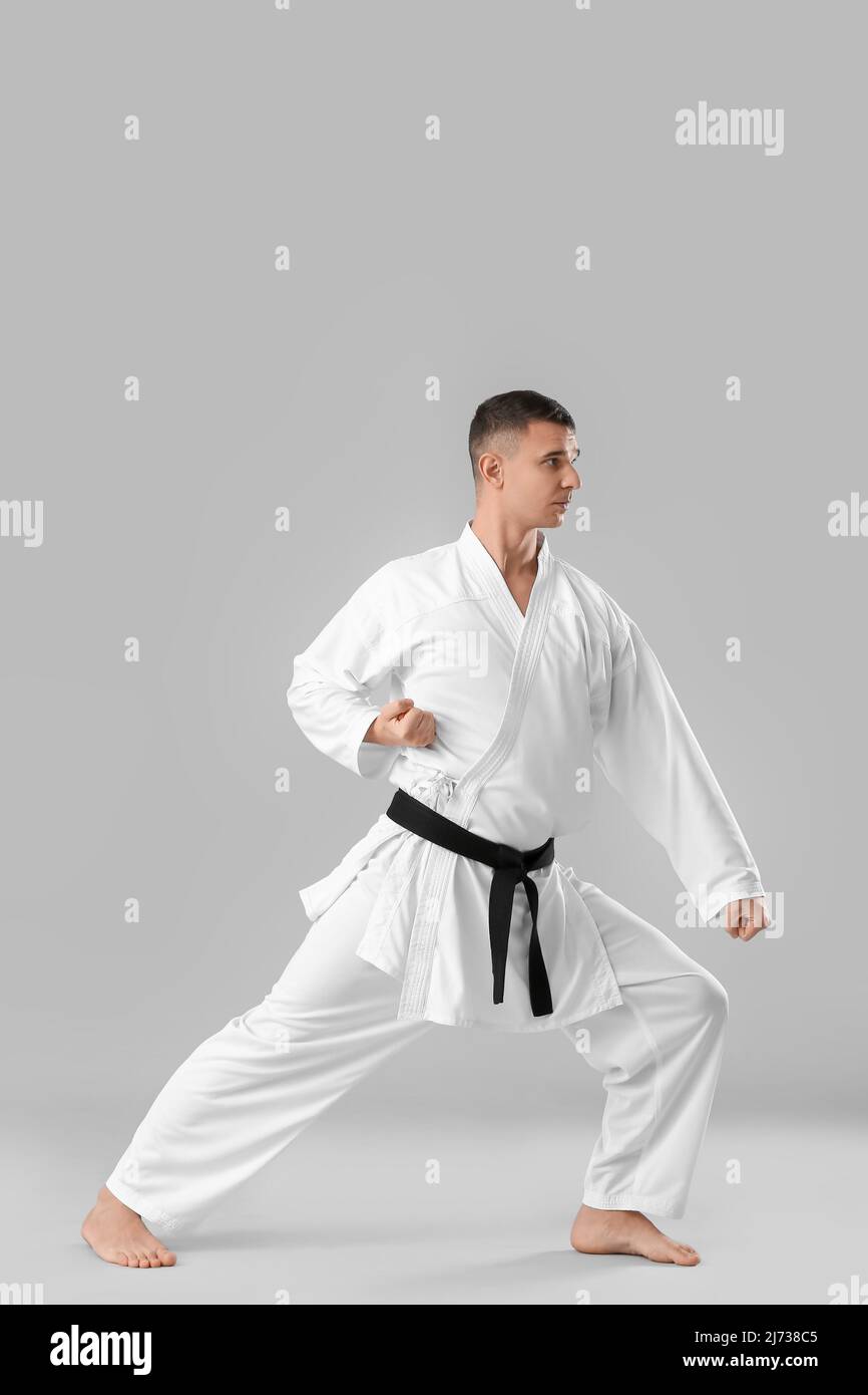 Karate man kata kung fu hi-res stock photography and images - Alamy