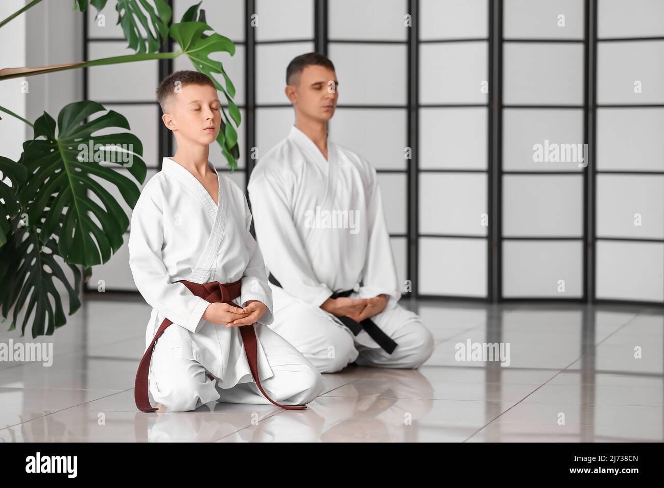 Japanese karate teacher in uniform hi-res stock photography and images ...