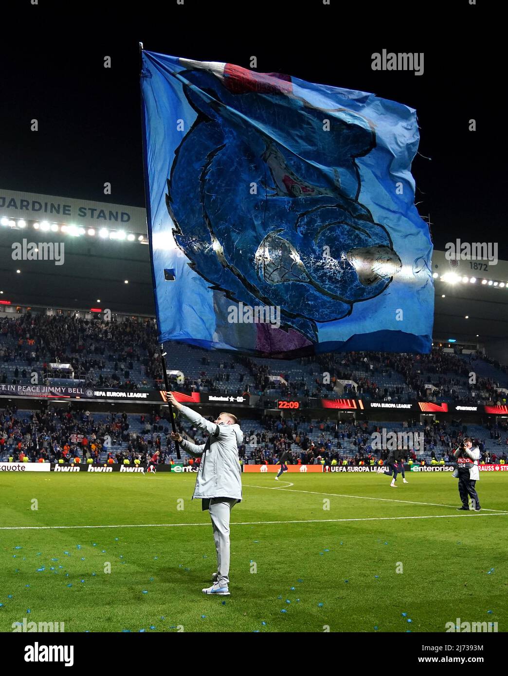 Rangers goalkeeper Andy Firth celebrates victory after the final ...