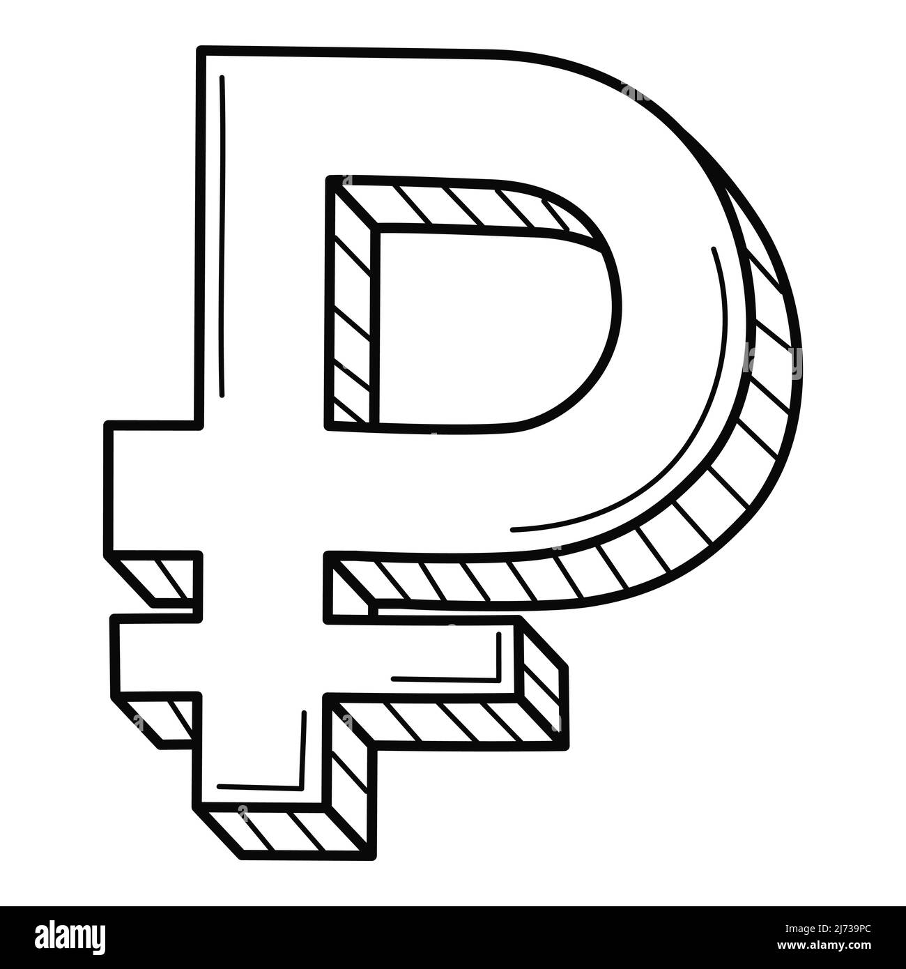 Linear hand black buy Cut Out Stock Images & Pictures - Alamy