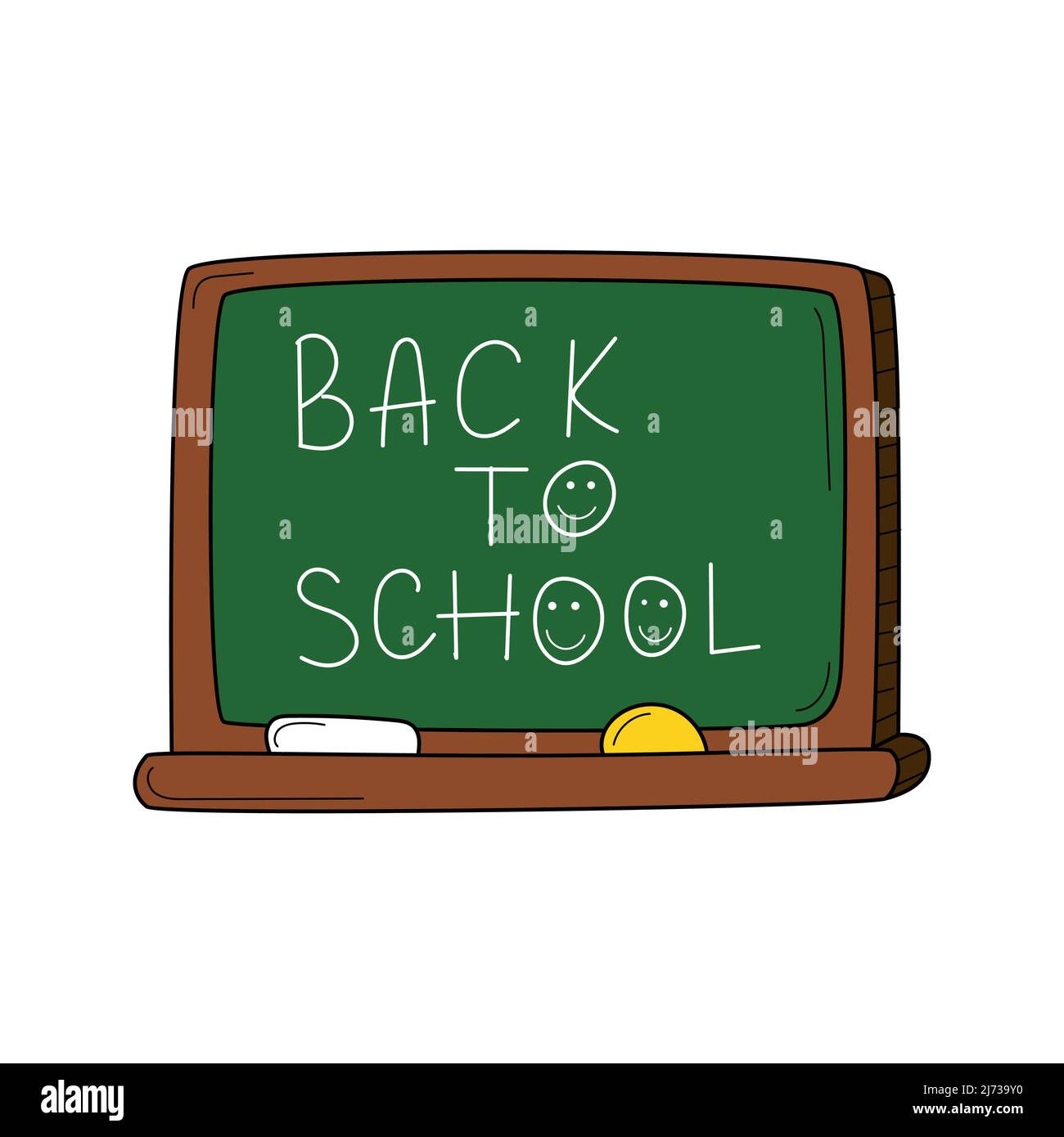 Colorful chalk doodle Stock Vector Images - Alamy