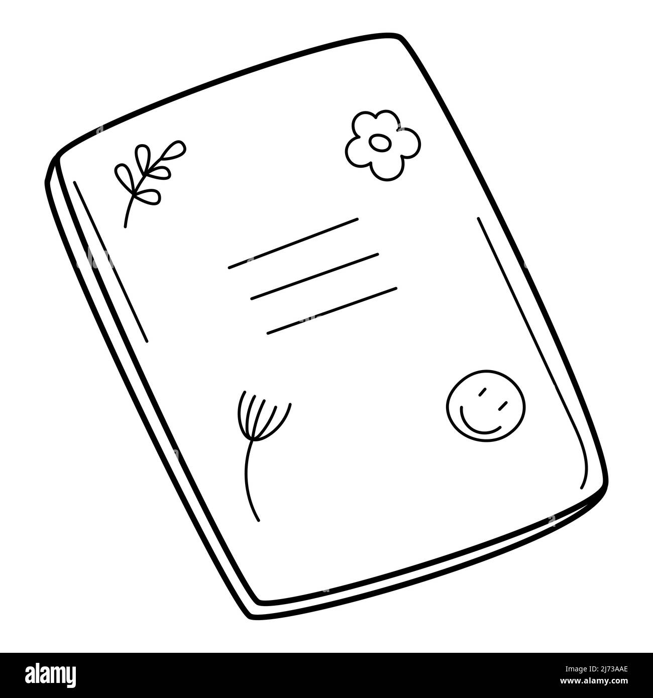 Sketchbook of drawings Stock Vector Images - Alamy