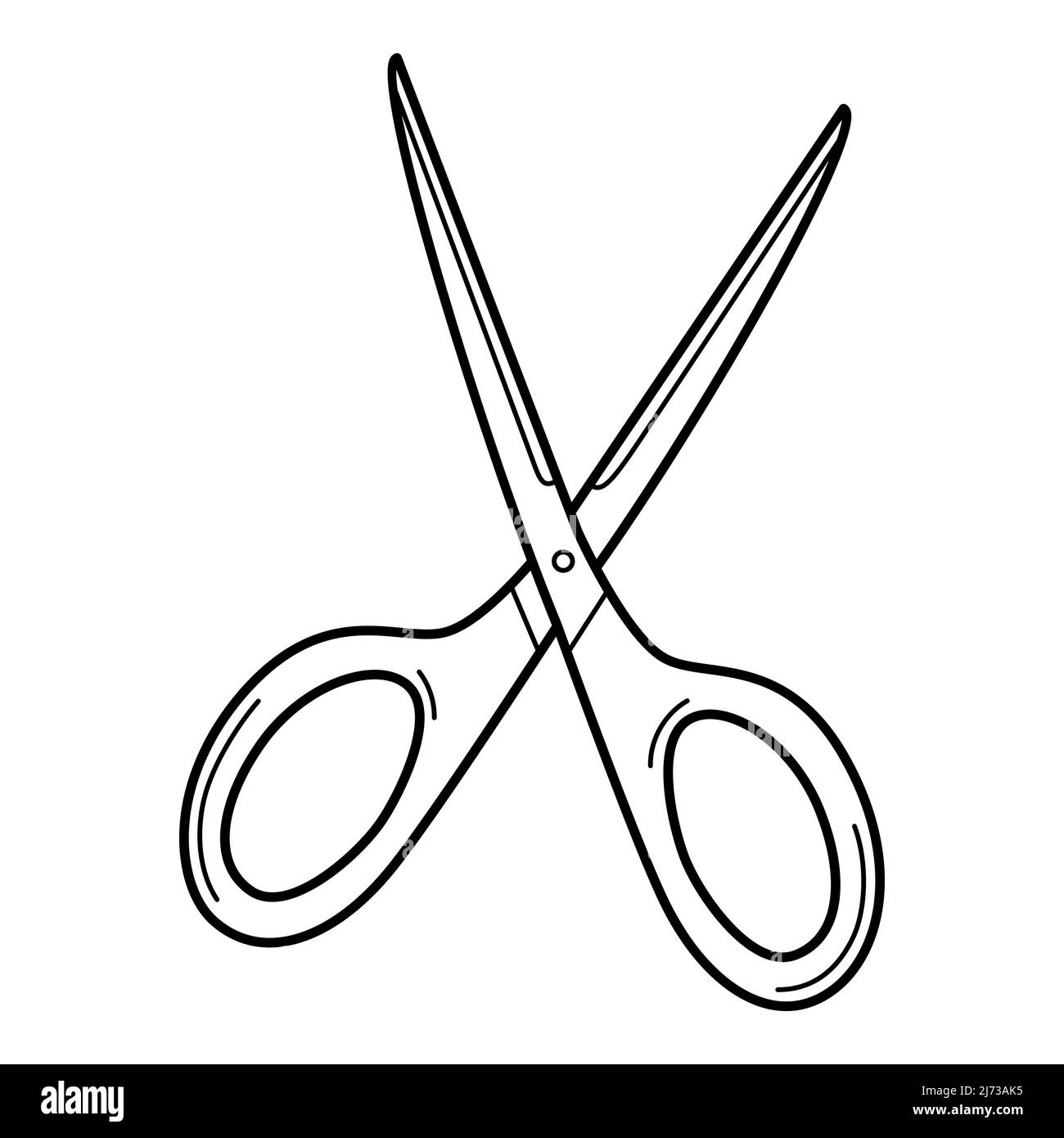 Open Scissors Clip Art