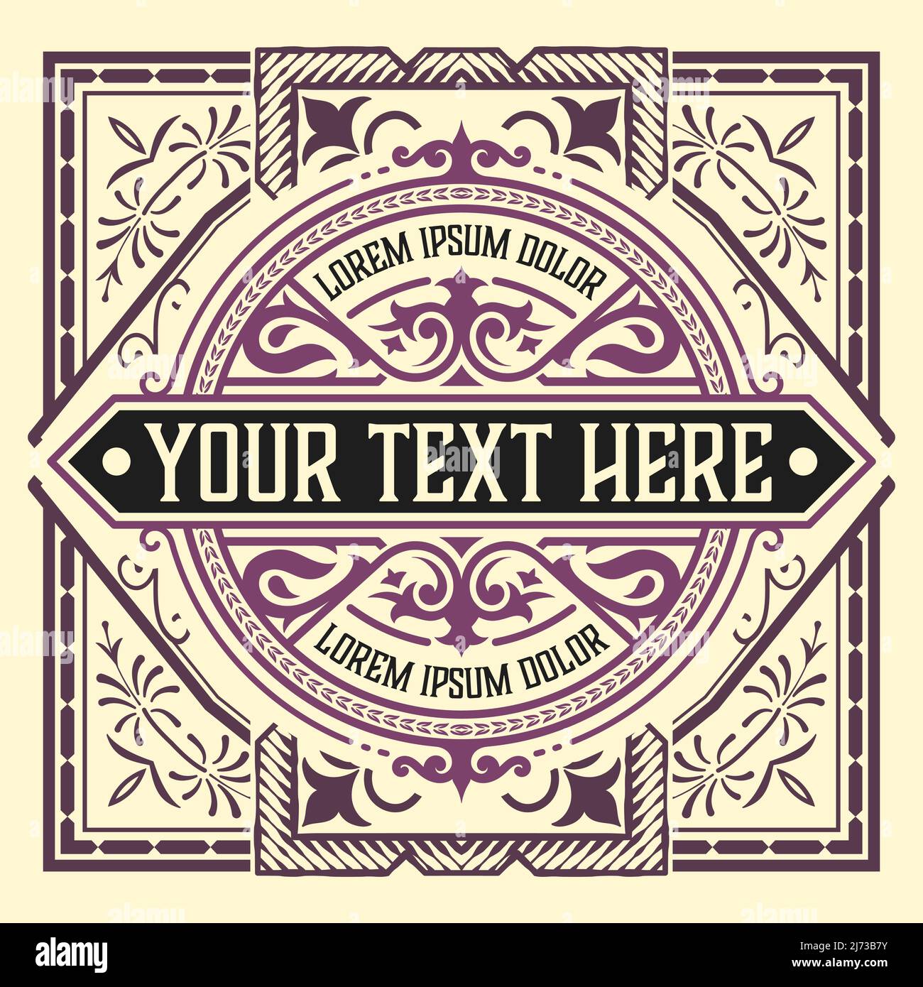 Western card with vintage style Stock Vector Image & Art - Alamy