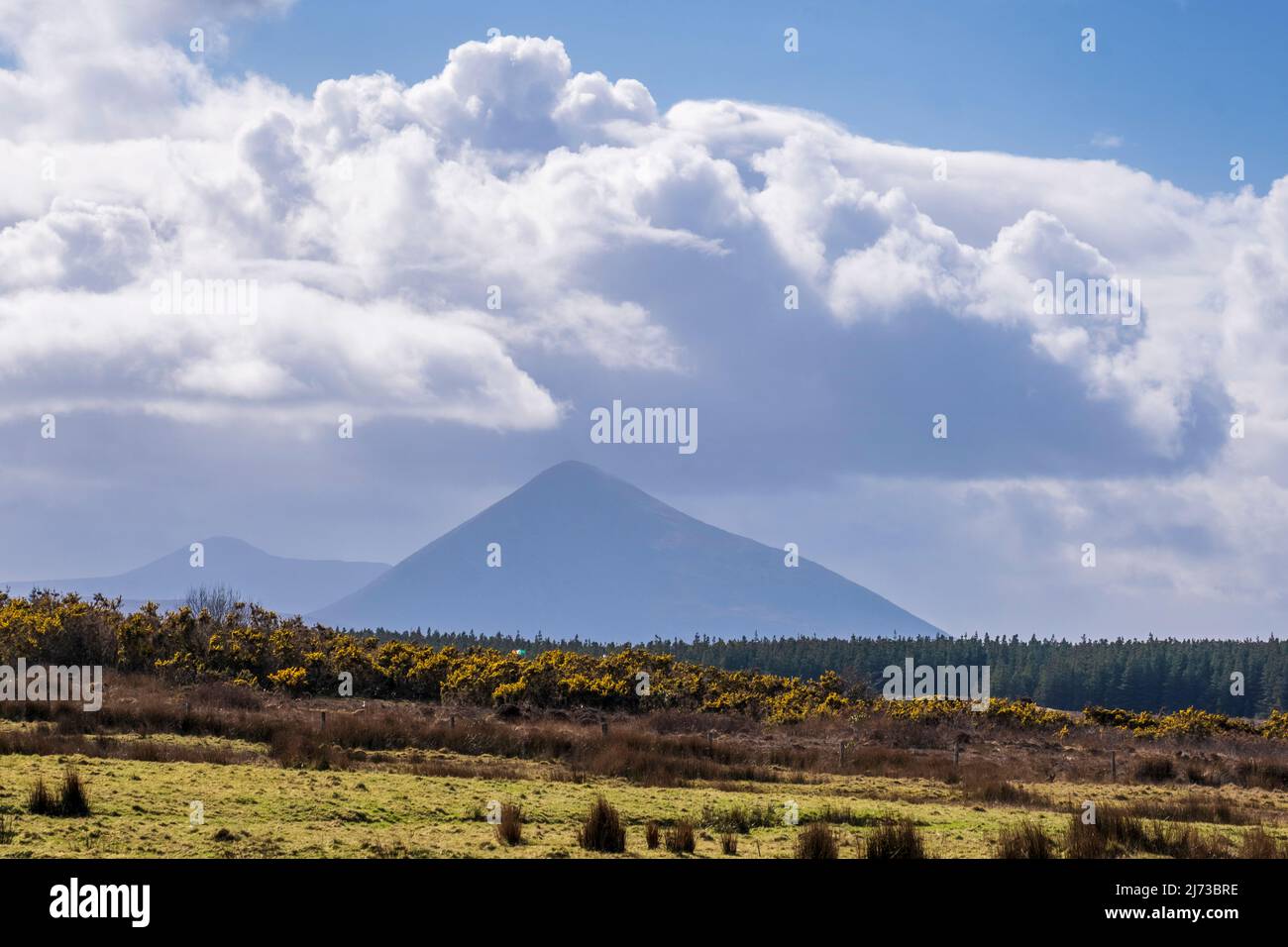 Slievemore Mountain, Achill Island, County Mayo, Ireland in the ...