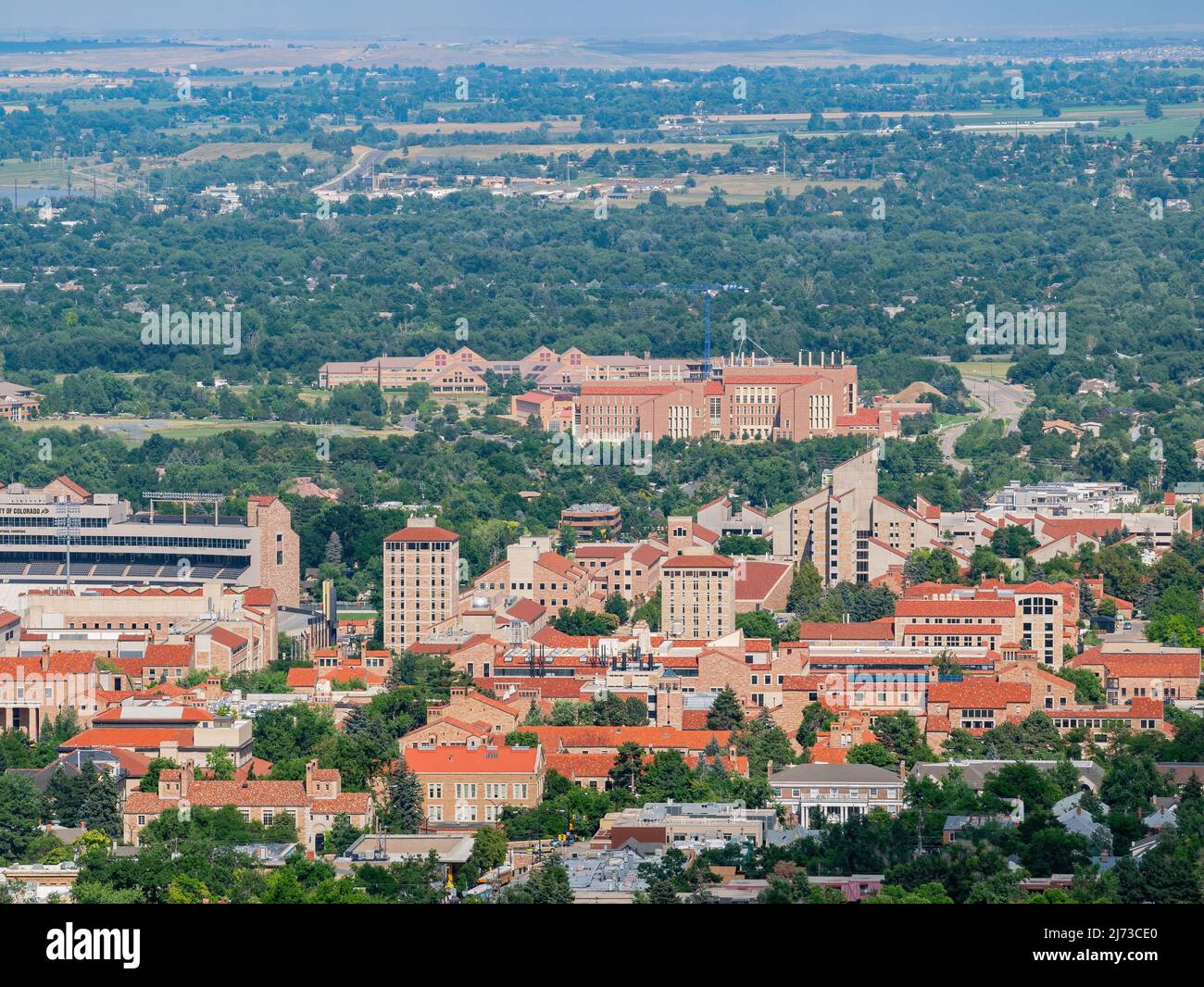 Boulder colorado aerial hi-res stock photography and images - Alamy