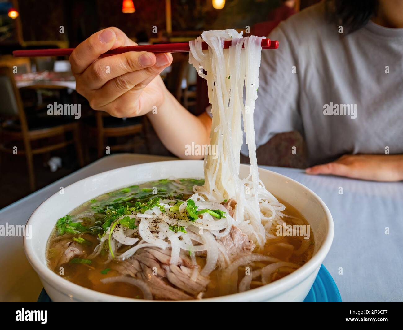 Pho soup america hi-res stock photography and images - Alamy