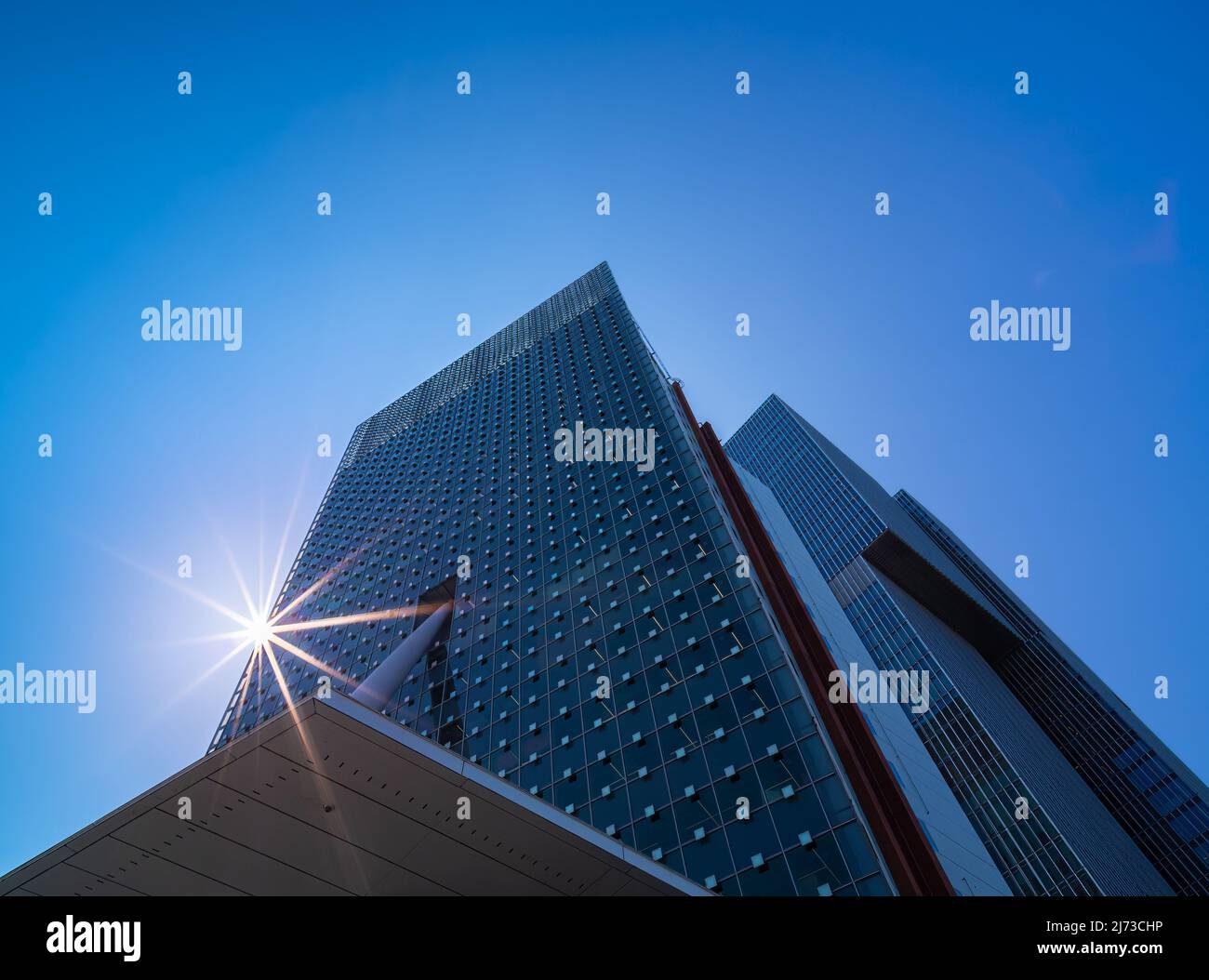 Rotterdam, Netherlands - April 28, 2022: KPN Tower is a 96.5 metre tall ...