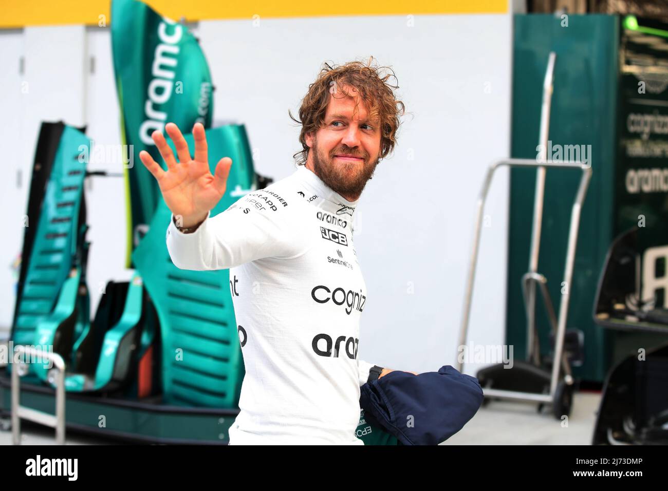 Miami, Florida, USA. 05/5/2022, Sebastian Vettel (GER) Aston Martin F1 ...