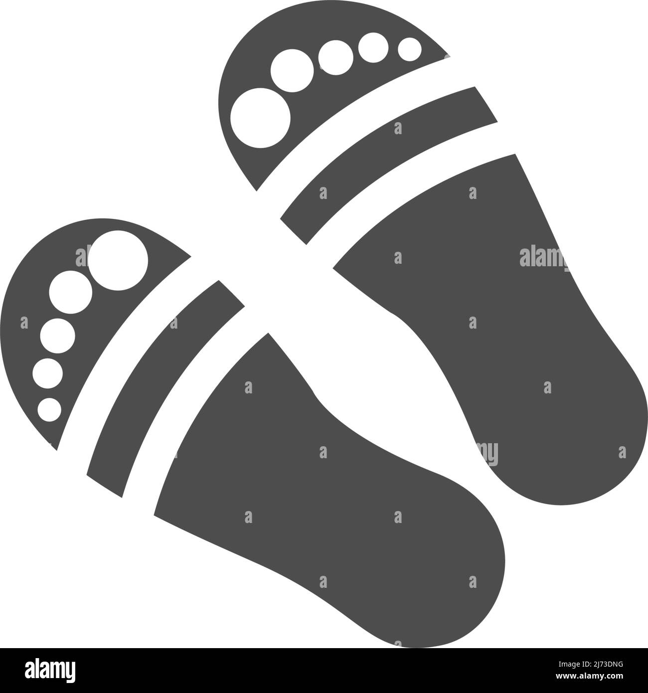 Slippers icon logo design illustration template vector Stock Vector ...