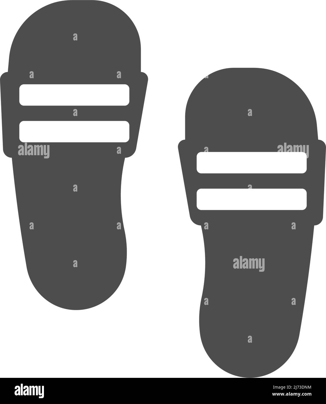 Slippers icon logo design illustration template vector Stock Vector ...