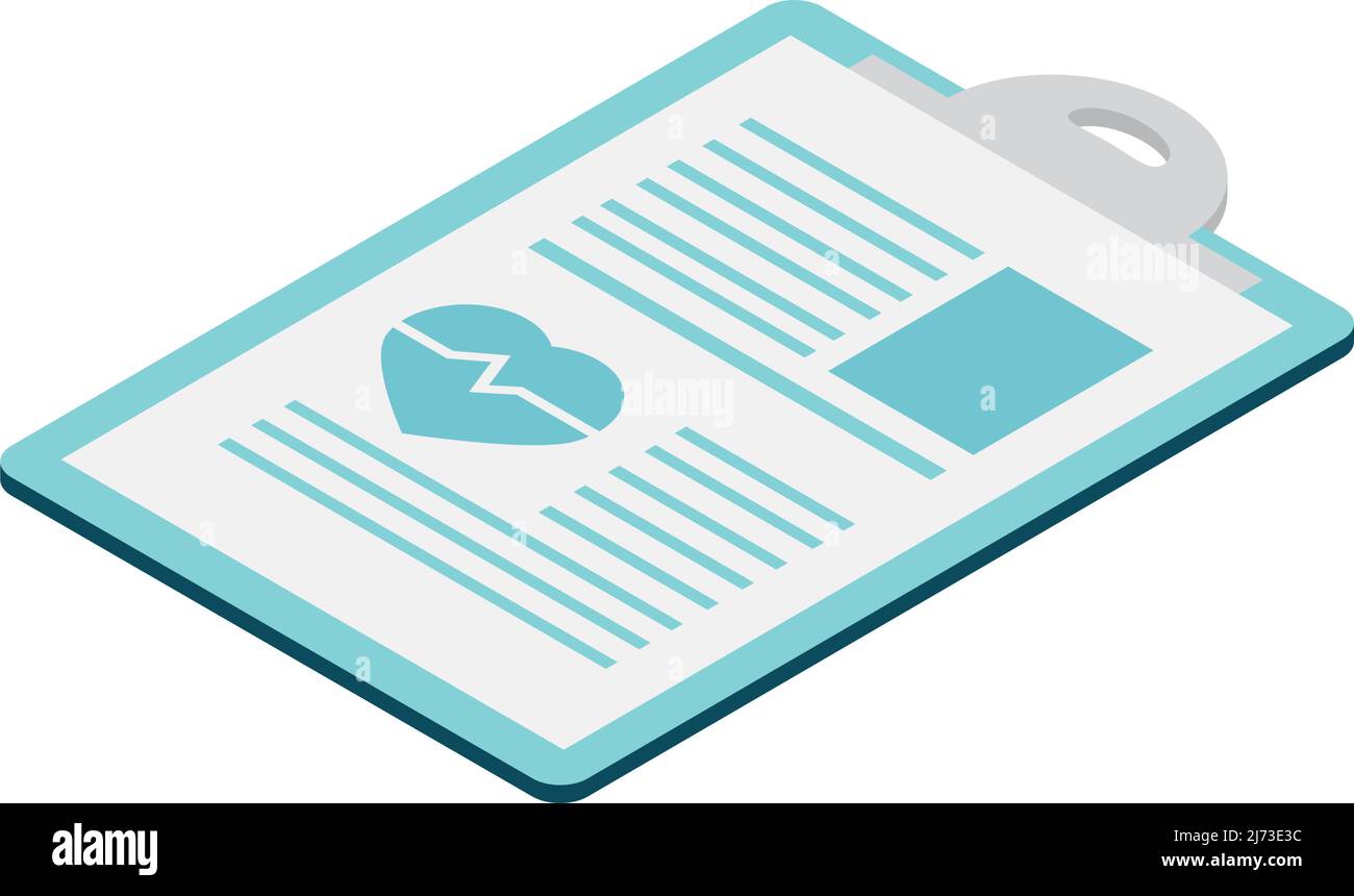 Digital medical record form Cut Out Stock Images & Pictures - Alamy