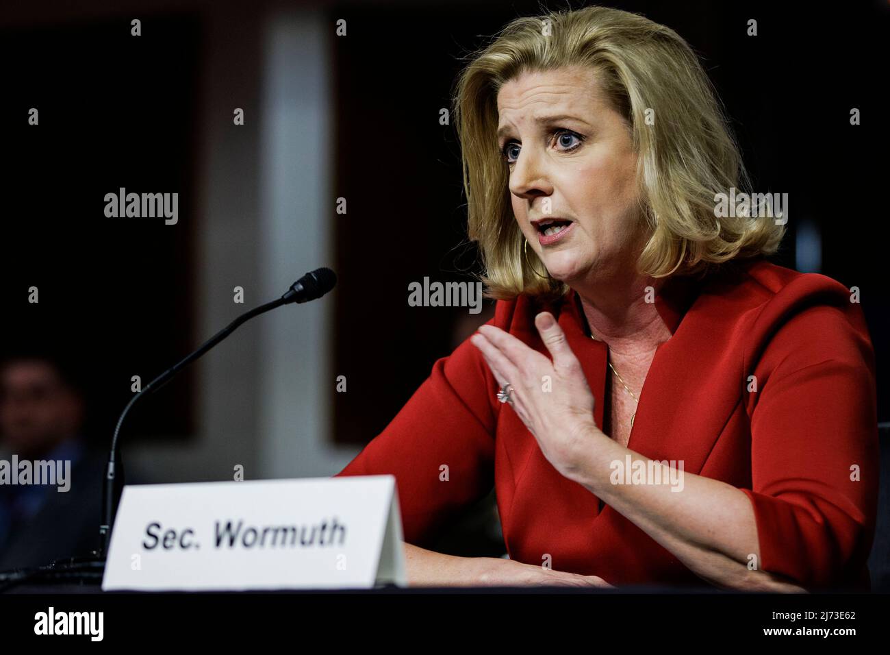 Christine Wormuth, Secretary of the Army, testifies before the Senate ...