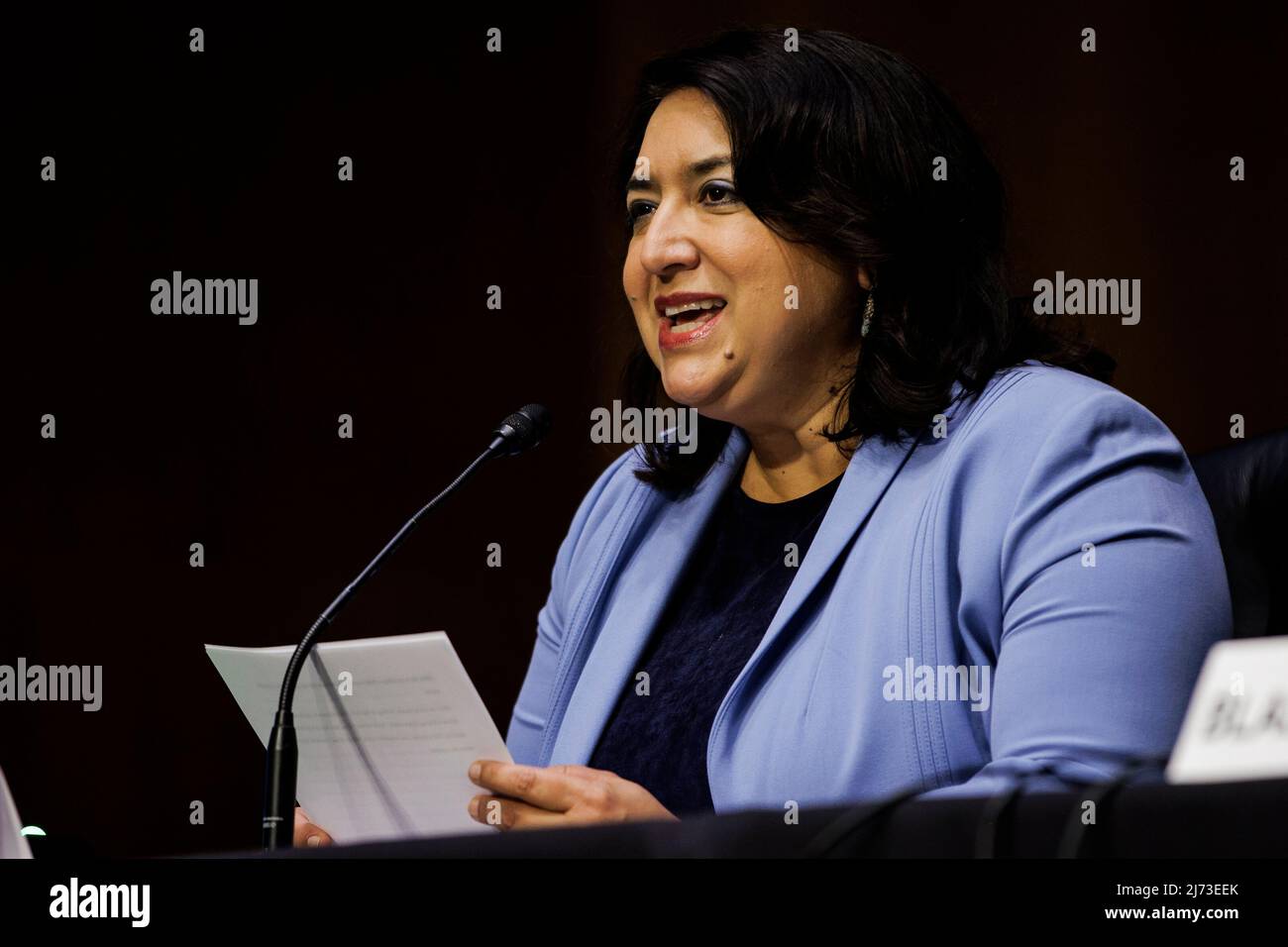 January Contreras, from the Department of Health and Human Services ...