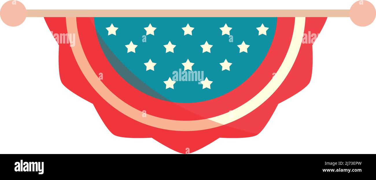 american flag pennant Stock Vector Image & Art - Alamy