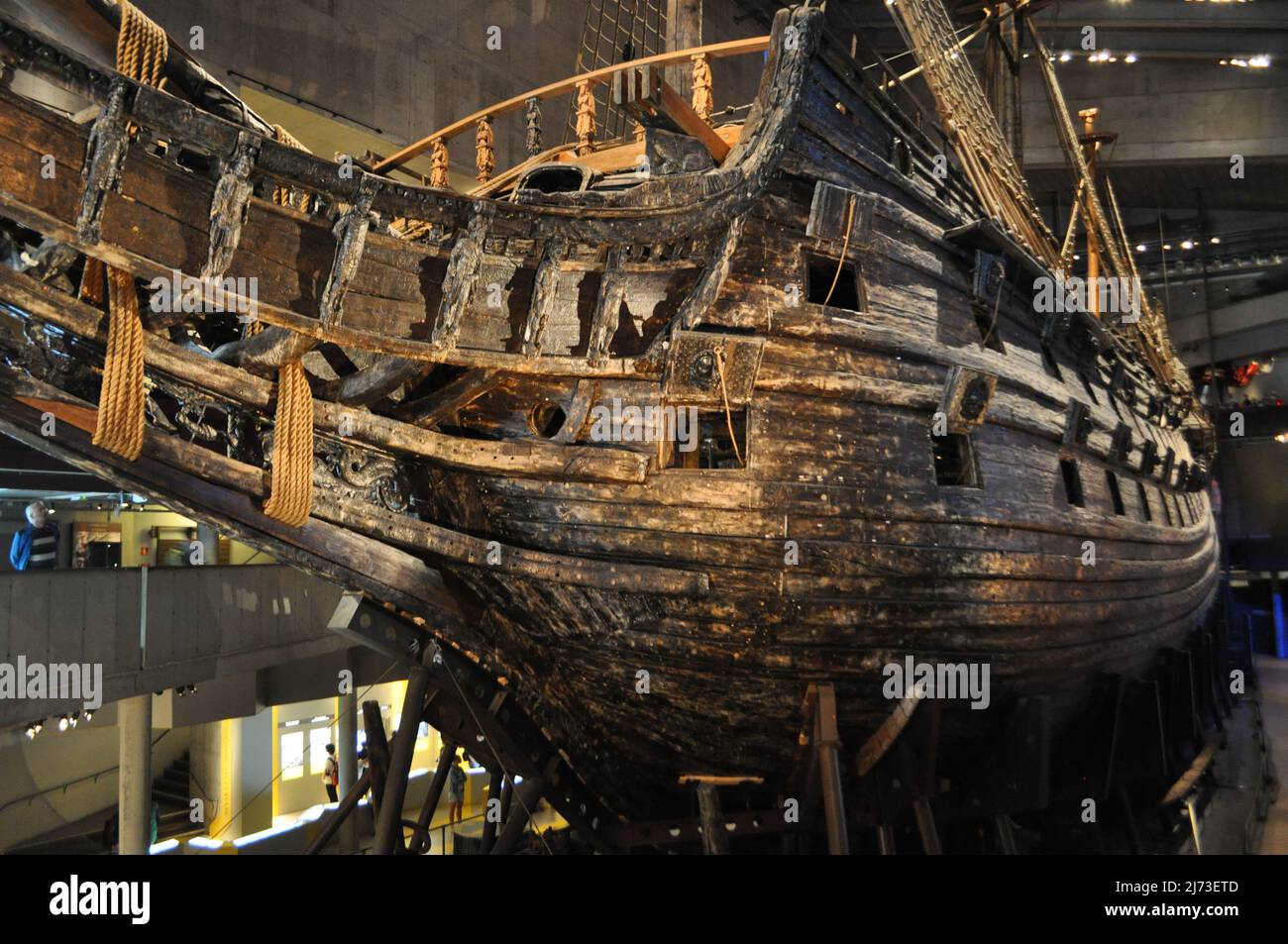 The Vasa Museum (Vasamuseet), a maritime museum containing a huge ...
