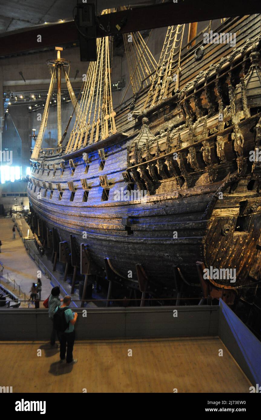 The Vasa Museum (Vasamuseet), a maritime museum containing a huge ...