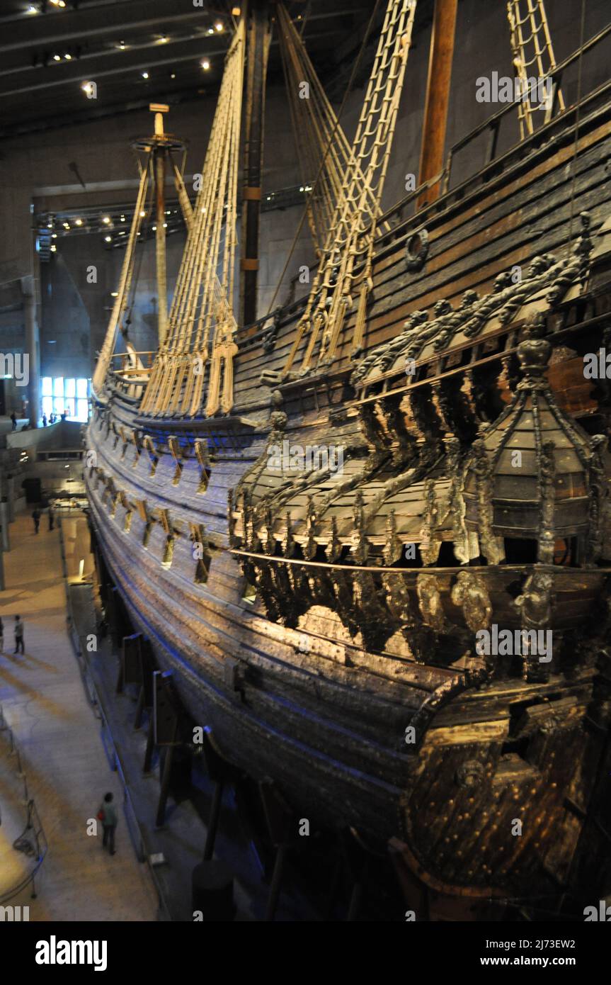 The Vasa Museum (Vasamuseet), a maritime museum containing a huge ...