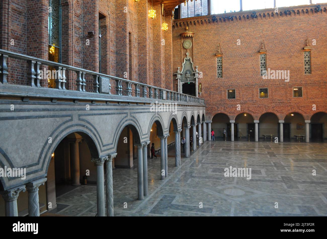 The Blue Hall / Main Hall in the Art Nouveau Stockholm City Hall on ...