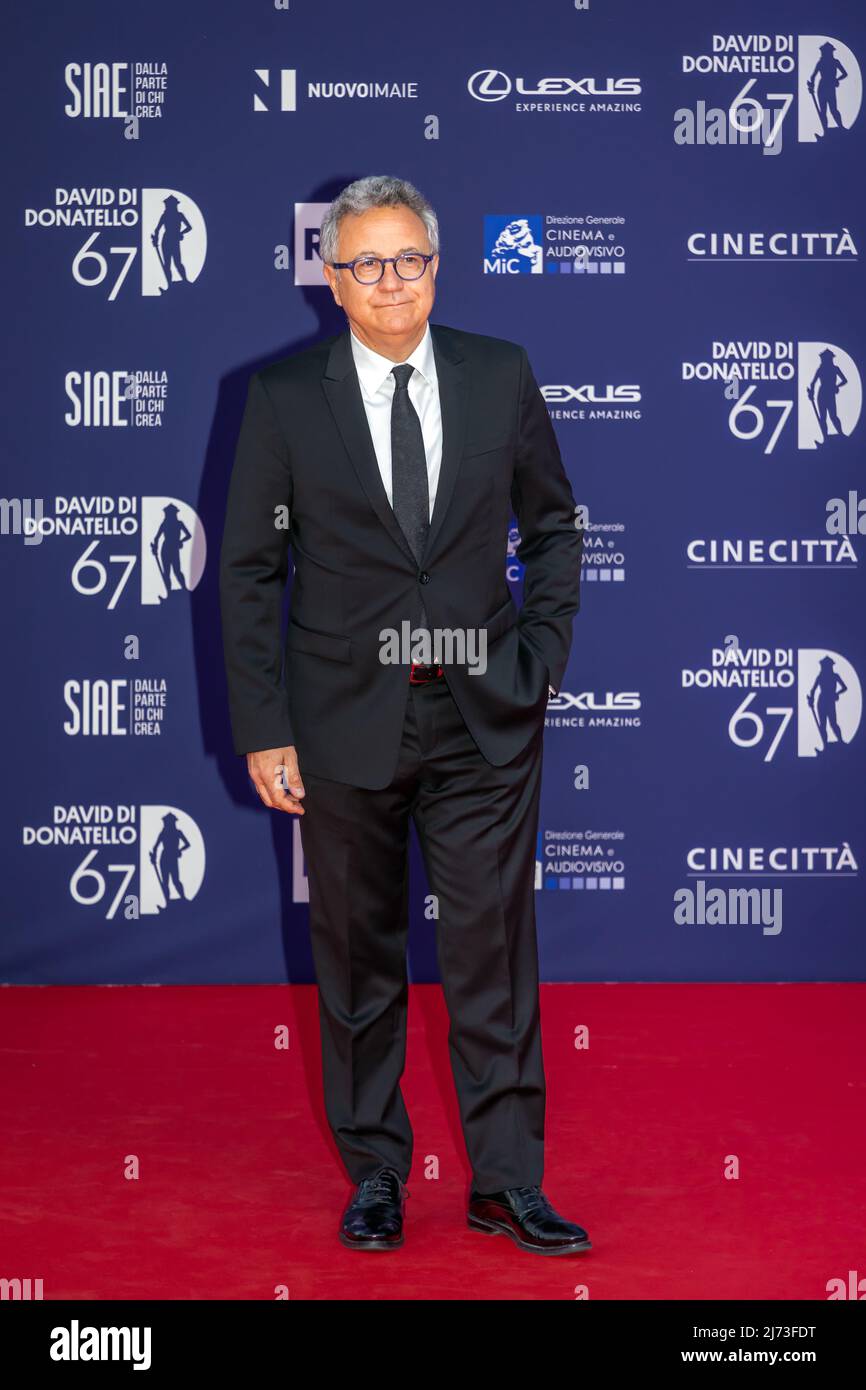 Rome, Italy - May 3, 2022: Paolo Del Brocco attends the red carpet of ...