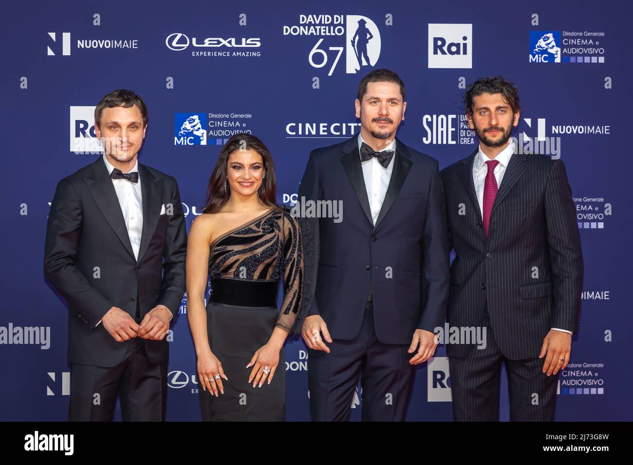 Gabriele Mainetti, Franz Rogowski, Aurora Giovinazzo and Pietro ...