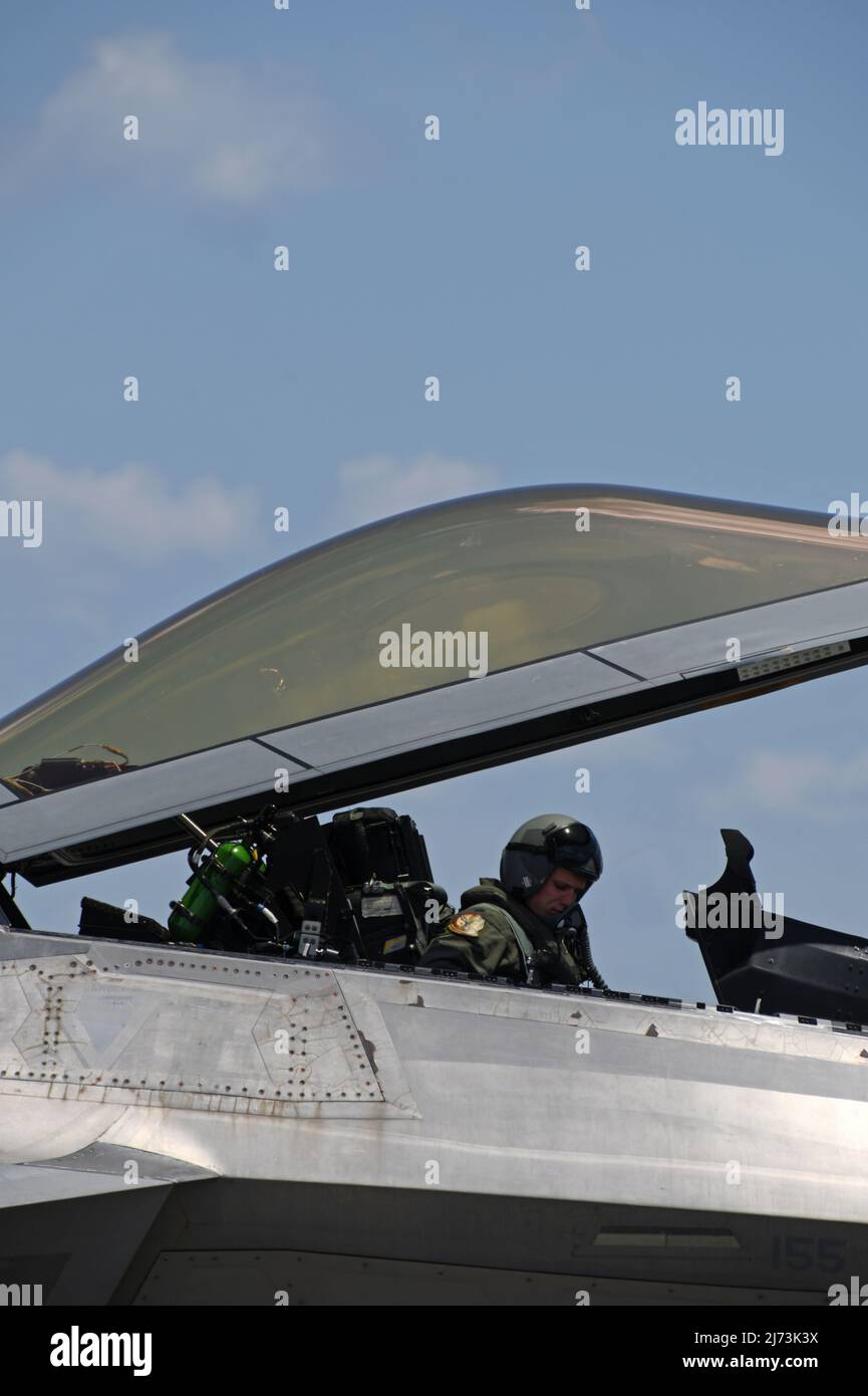 A U.S. Air Force pilot with the 192nd Fighter Wing, Virginia Air ...