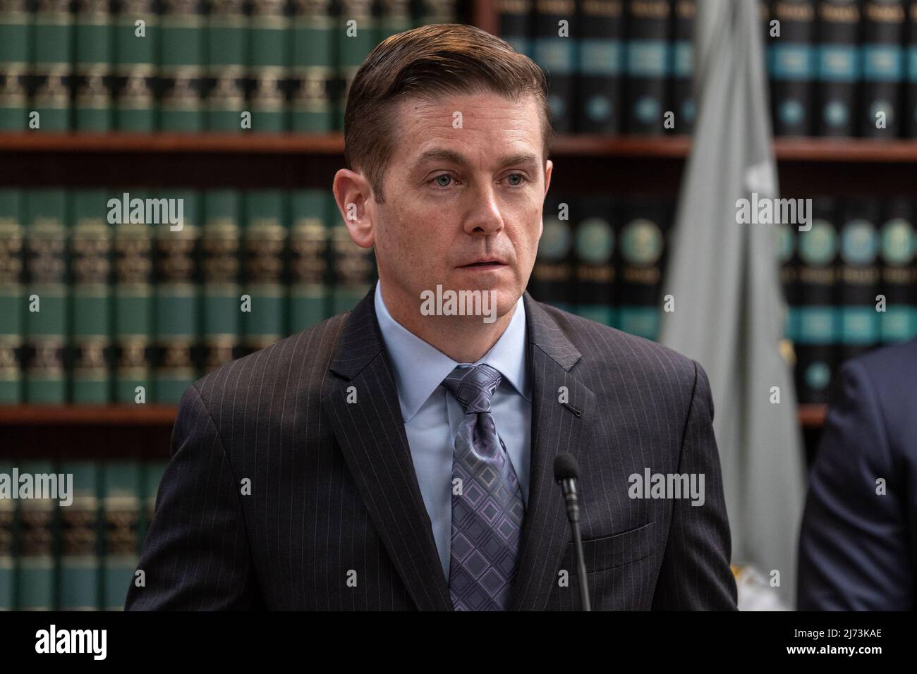 FBI Assistant Director in Charge Michael Driscoll speaks during press ...