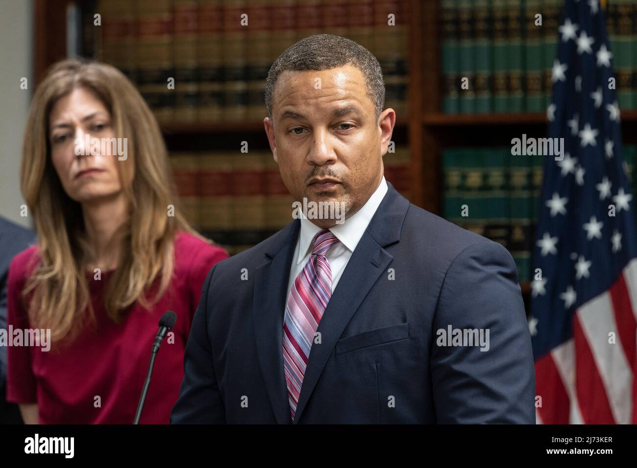 US Attorney Breon Peace speaks during press conference at US Attorney ...