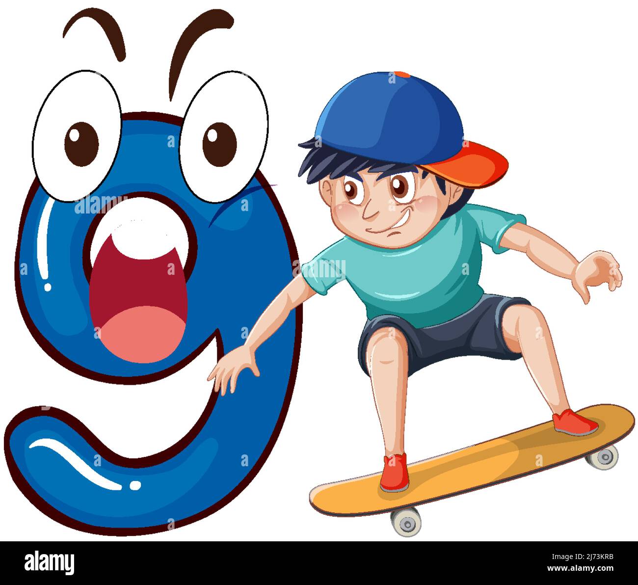 Nine boys Stock Vector Images - Alamy