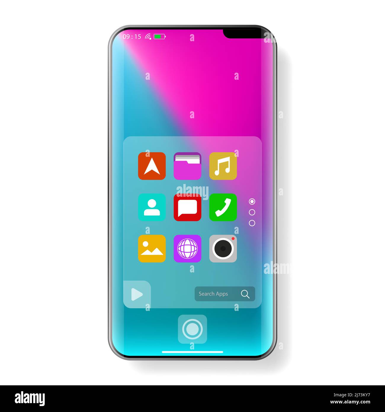 homescreen user interface elegant Stock Vector Image & Art - Alamy