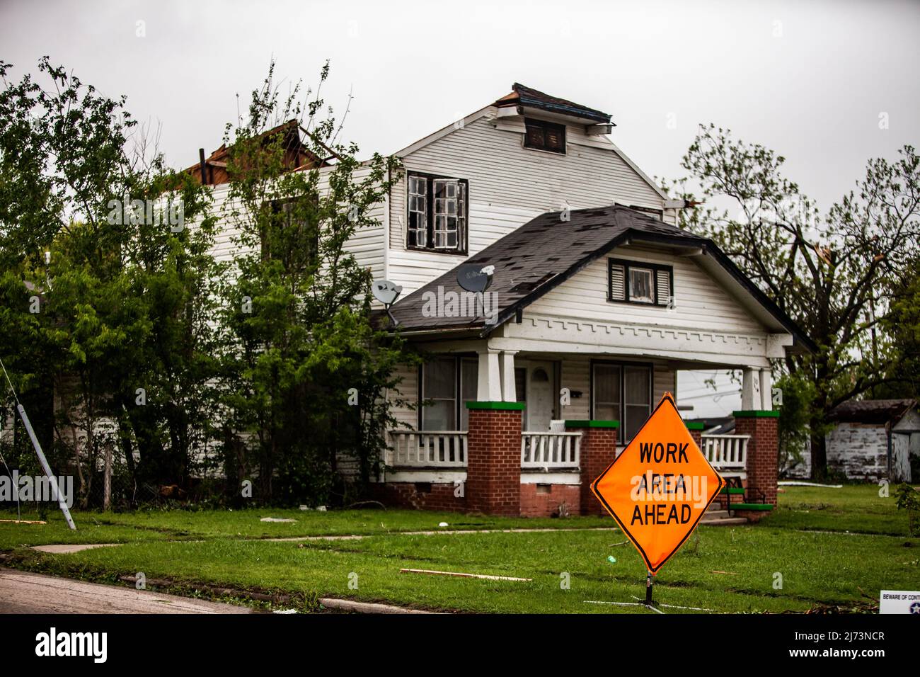 May 5, 2022, Foard, Texas, U.S: A severe storm sweeps across Western ...