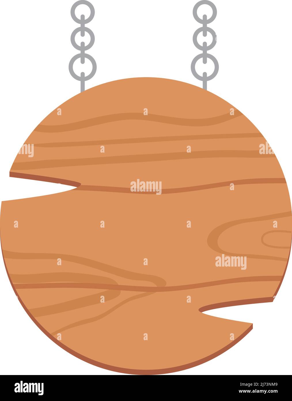 round wooden sign Stock Vector Image & Art - Alamy