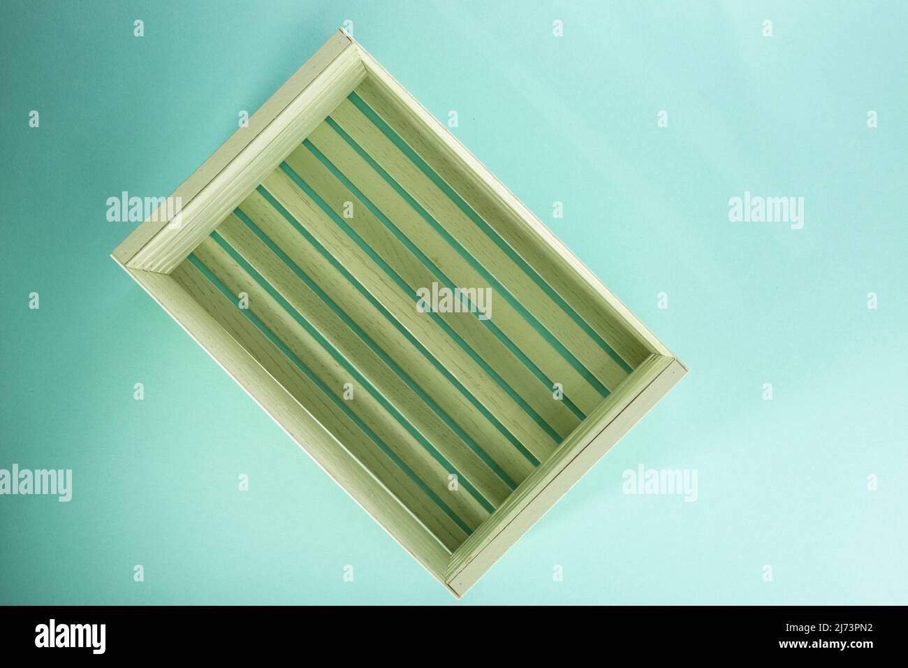 Wooden box top view hi-res stock photography and images - Alamy