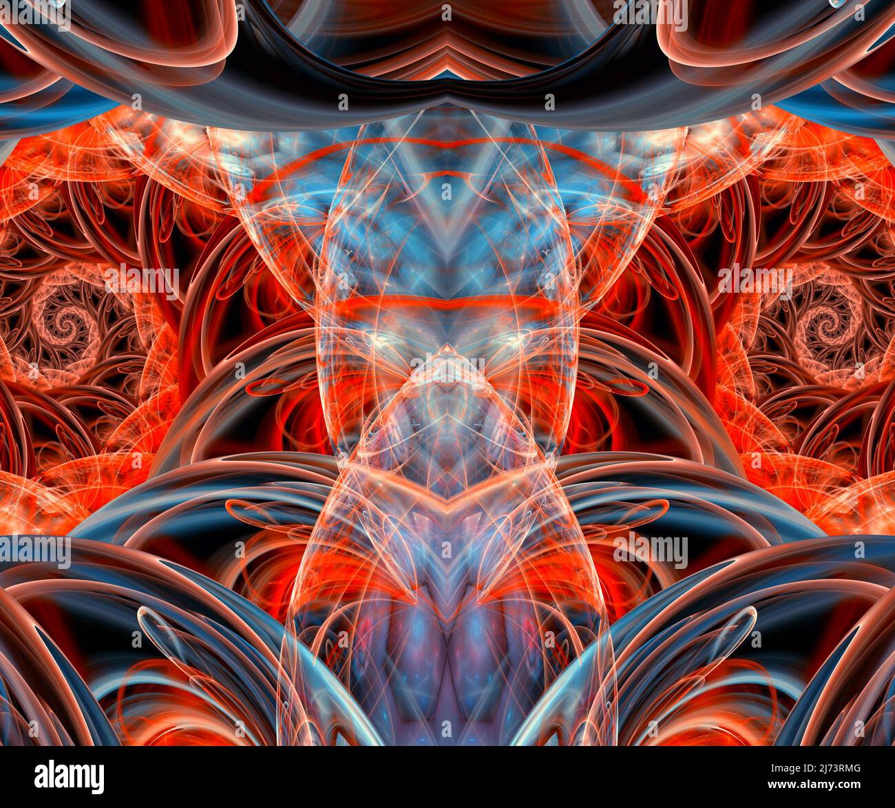 Computer generated fractal artwork for creative art,design and ...