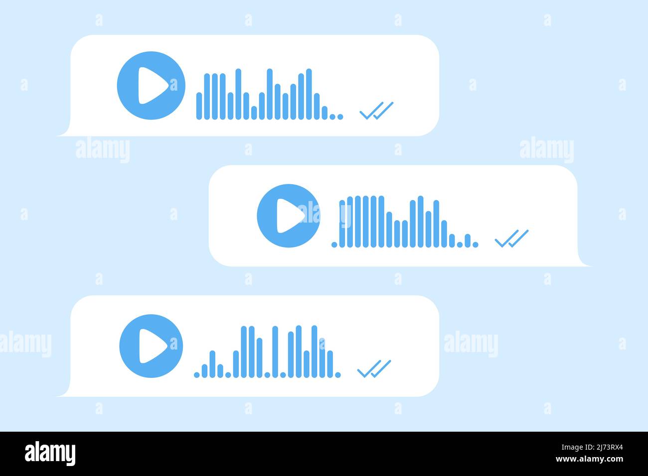 Recording of audio message template. Dialogue with audio records in ...