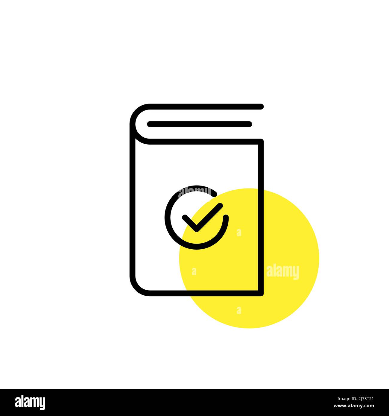 Textbook or workbook icon. Pixel perfect, editable stroke line art ...