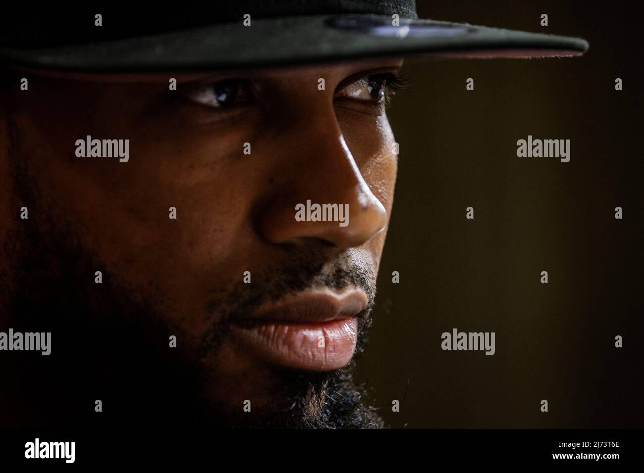 Christian Smalls, President of the Amazon Labor Union, testifies during ...