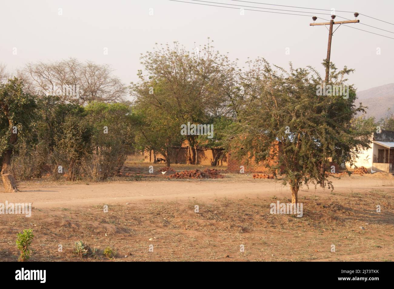 Small African Village, Chikwawa District, Malawi Stock Photo - Alamy