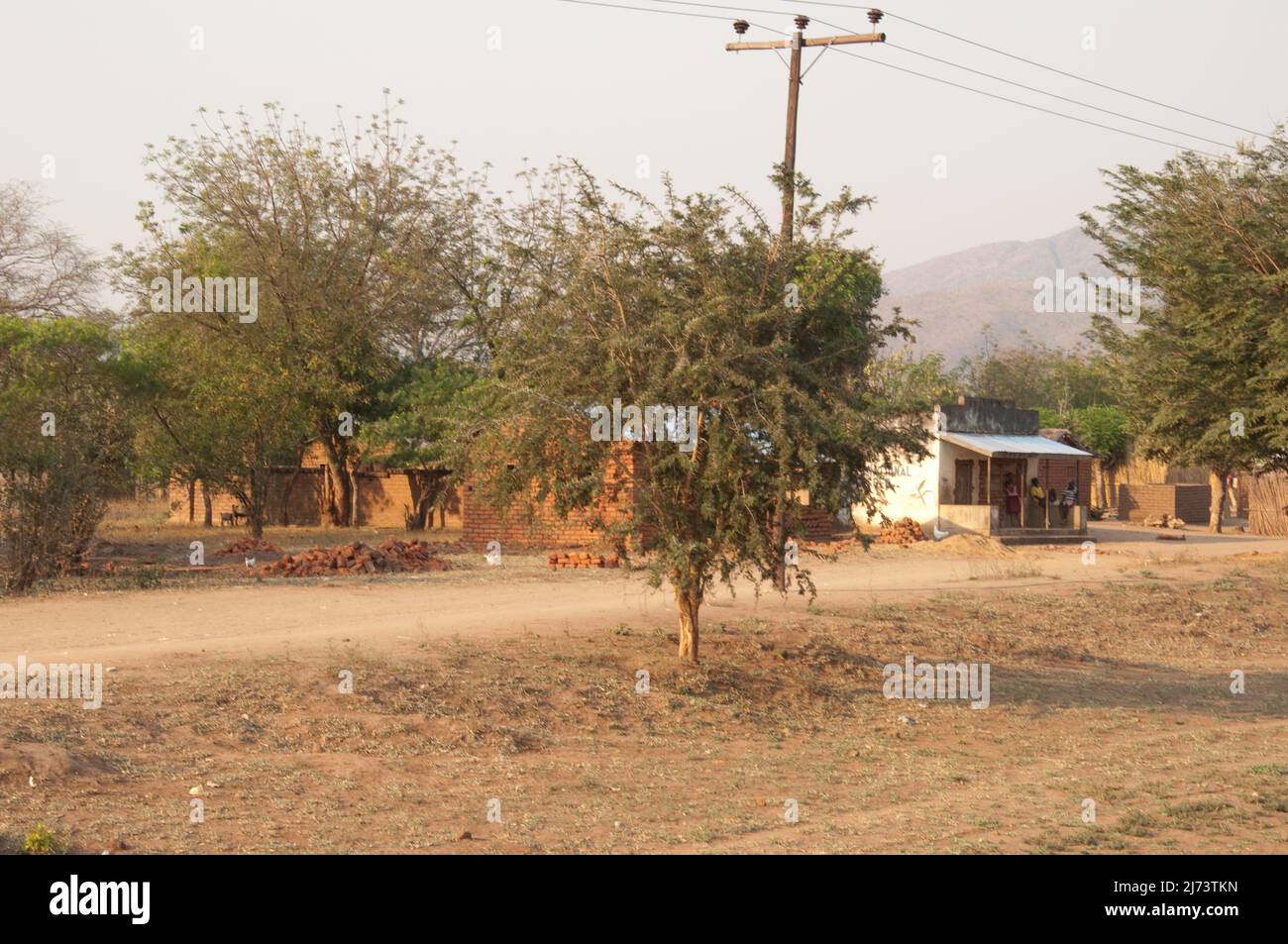 Small African Village, Chikwawa District, Malawi Stock Photo - Alamy