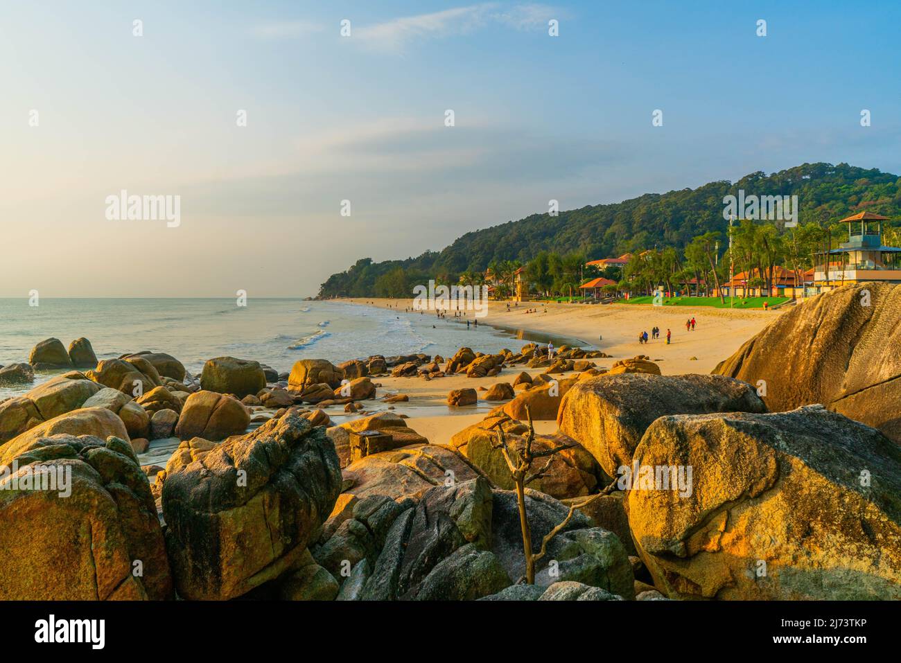 Sunrise at Teluk Cempedak Beach, Malaysia Stock Photo - Alamy