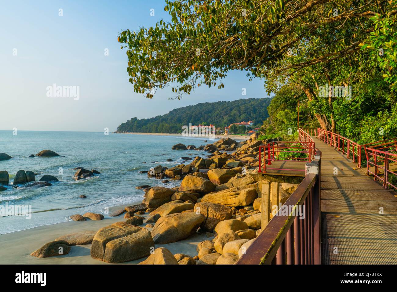 Sunrise at Teluk Cempedak Beach, Malaysia Stock Photo - Alamy