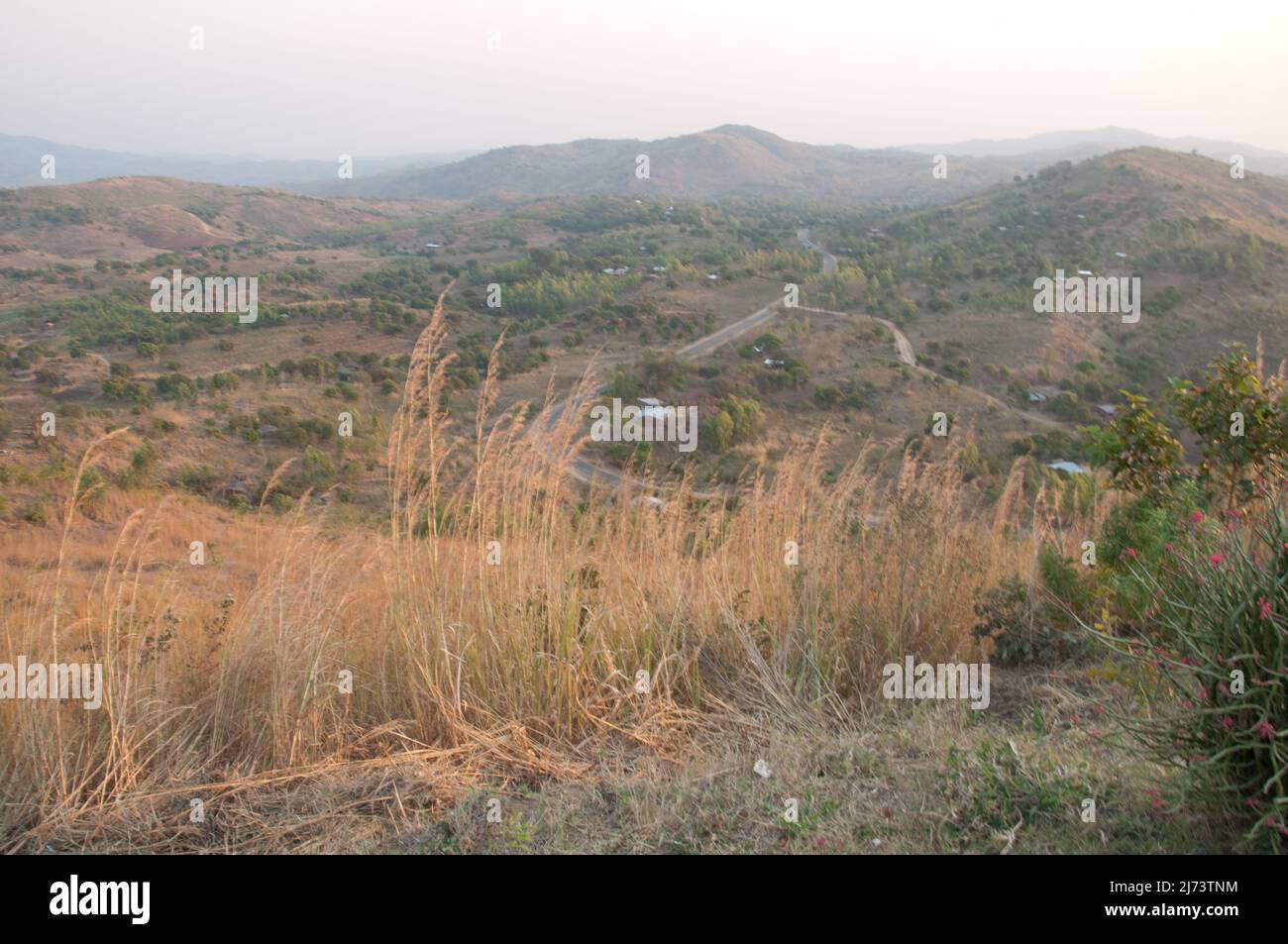 View from Thyolo Escarpment, Chikwawa District, Malawi, Africa - The ...