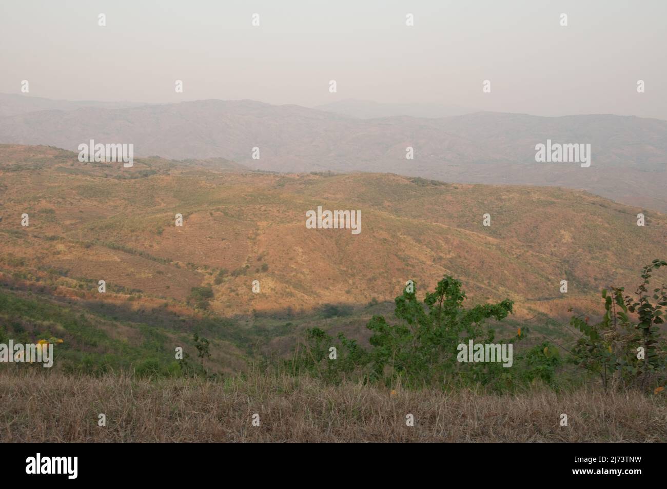 View from Thyolo Escarpment, Chikwawa District, Malawi, Africa - The ...